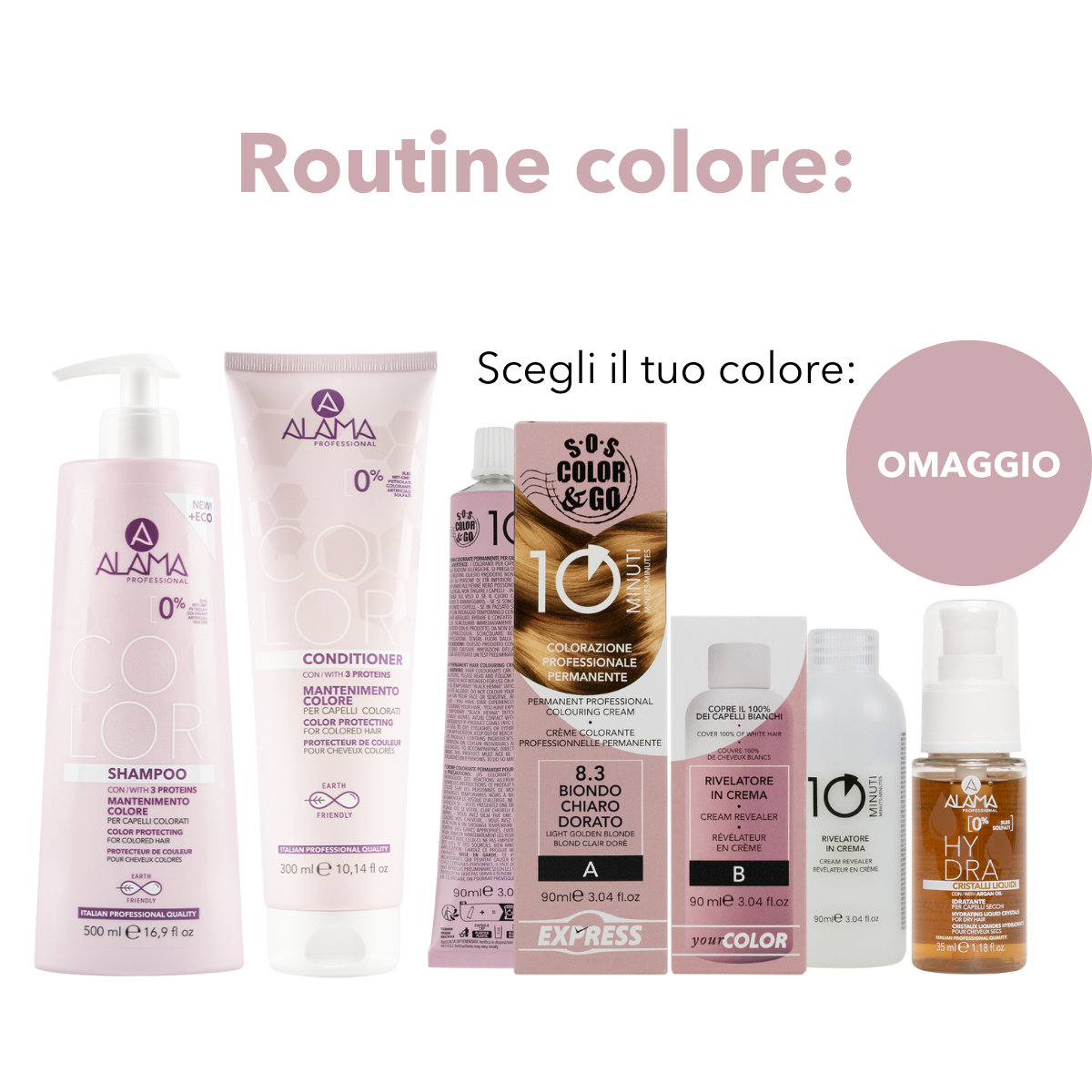 Kit SOS Color&Go 10 minuti con OMAGGIO